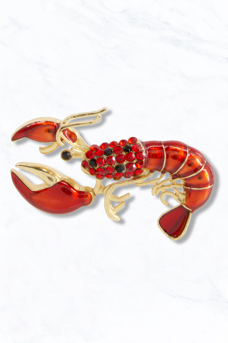 Red Lobster Brooch Pin – Suzie Q USA
