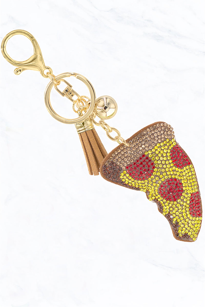 Pepperoni Pizza Key Chain – Suzie Q USA