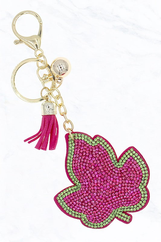 Pink Outline Ivy Leaf Key – Suzie Q USA