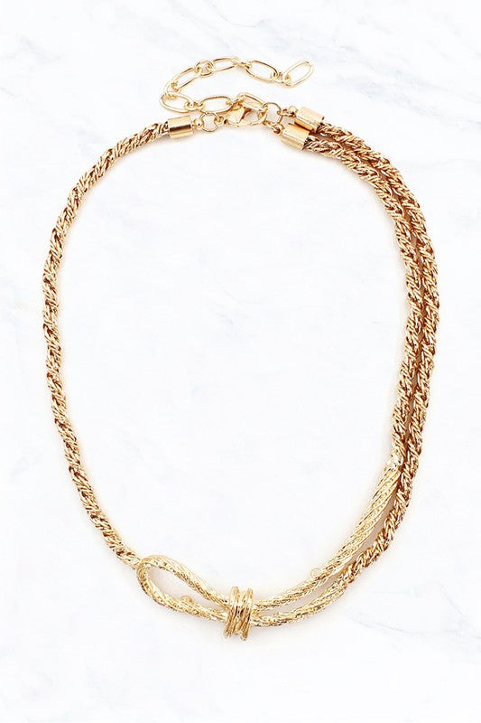 Twisted Rope Knot Necklace – Suzie Q USA