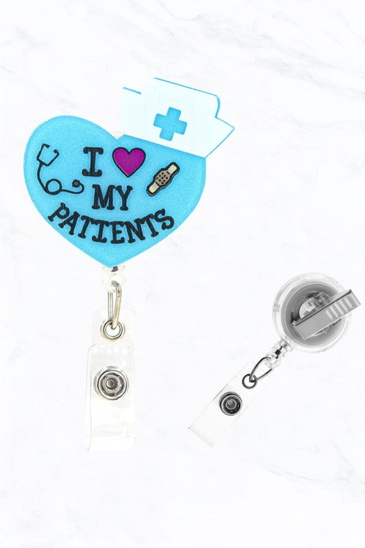 I Love My Patients Badge Holder – Suzie Q USA
