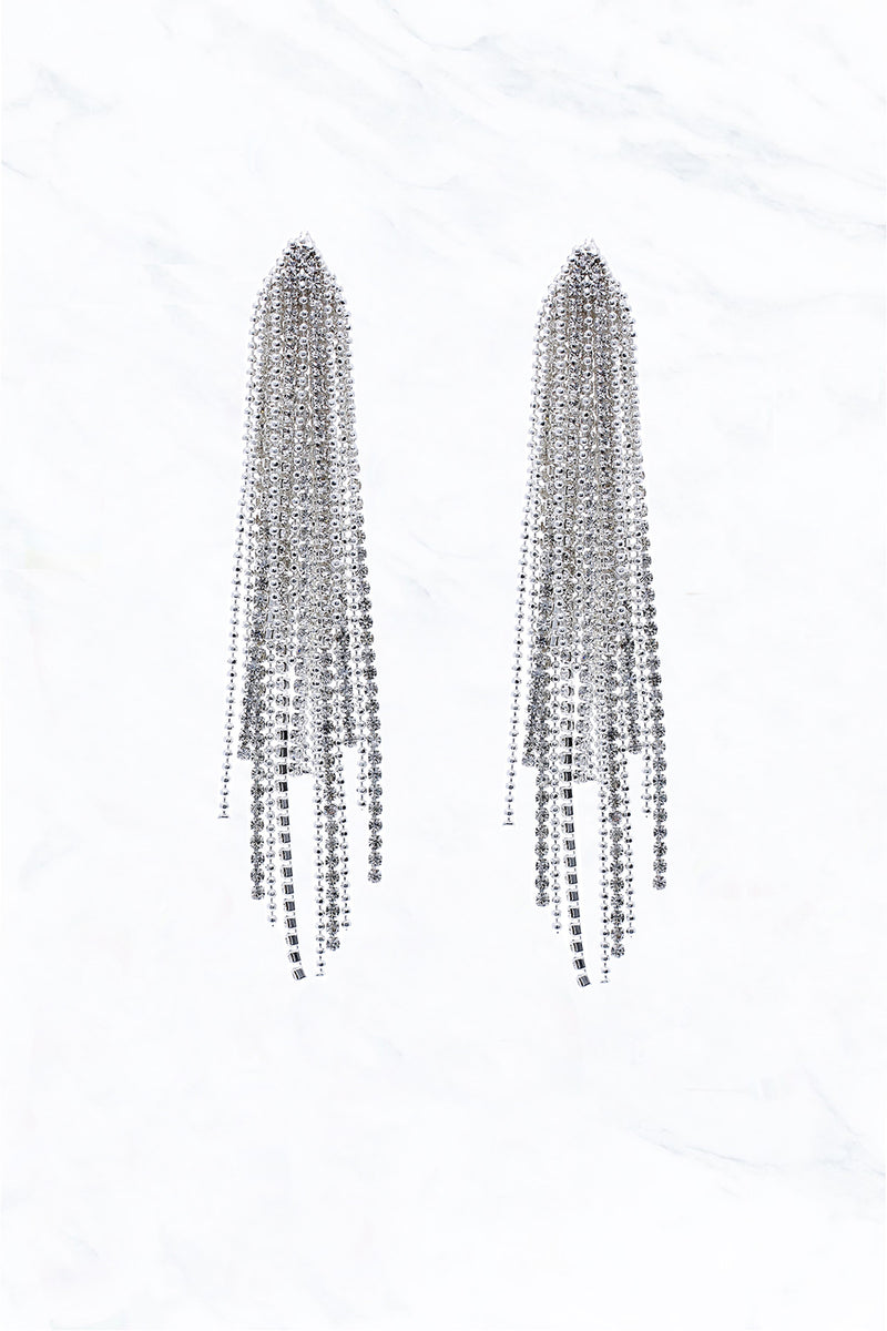 Ball Chain Fringe Earrings – Suzie Q USA