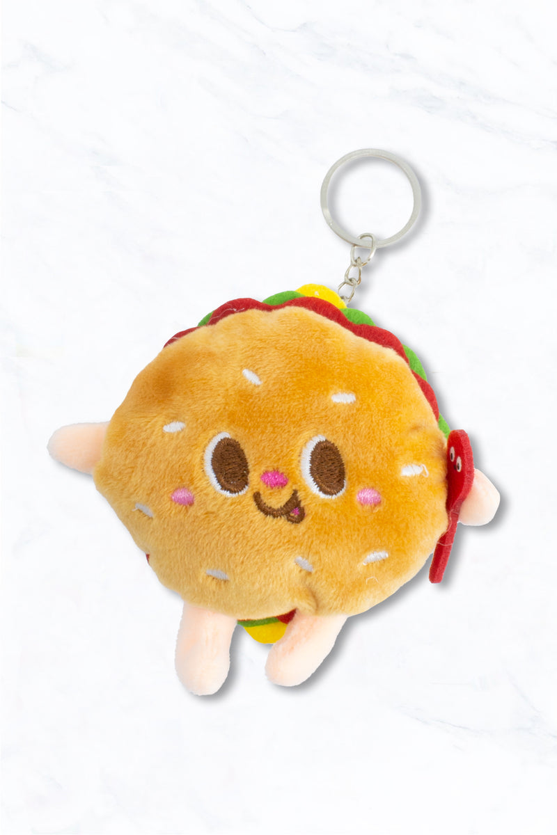 Burger Buddy Plush Keychain – Suzie Q USA
