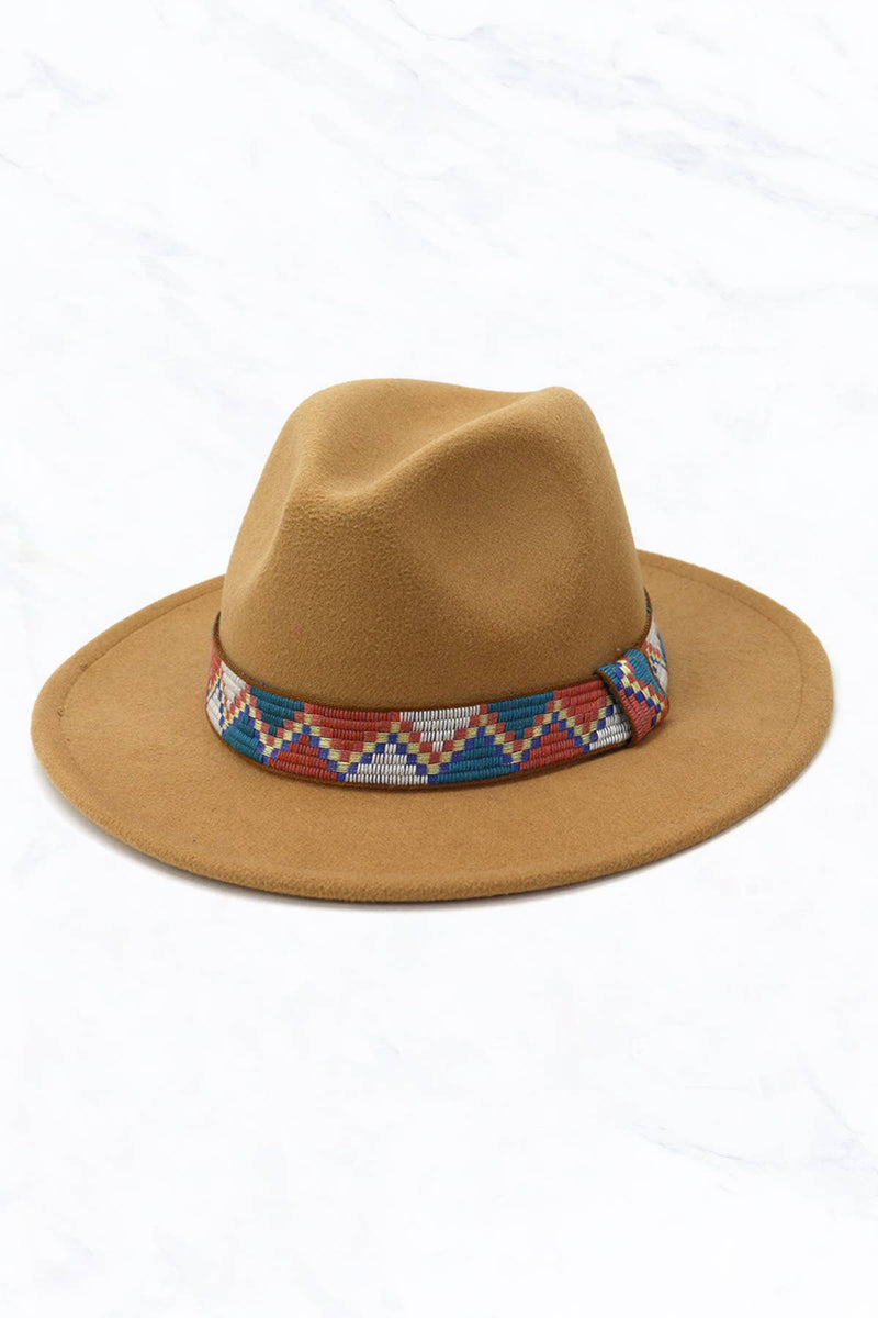 Flat Brim Big Edge Straight Side Jazz Hat TEAL Belt – Suzie Q USA