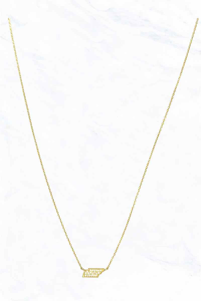 Cubic Tennessee Chain Necklace – Suzie Q USA