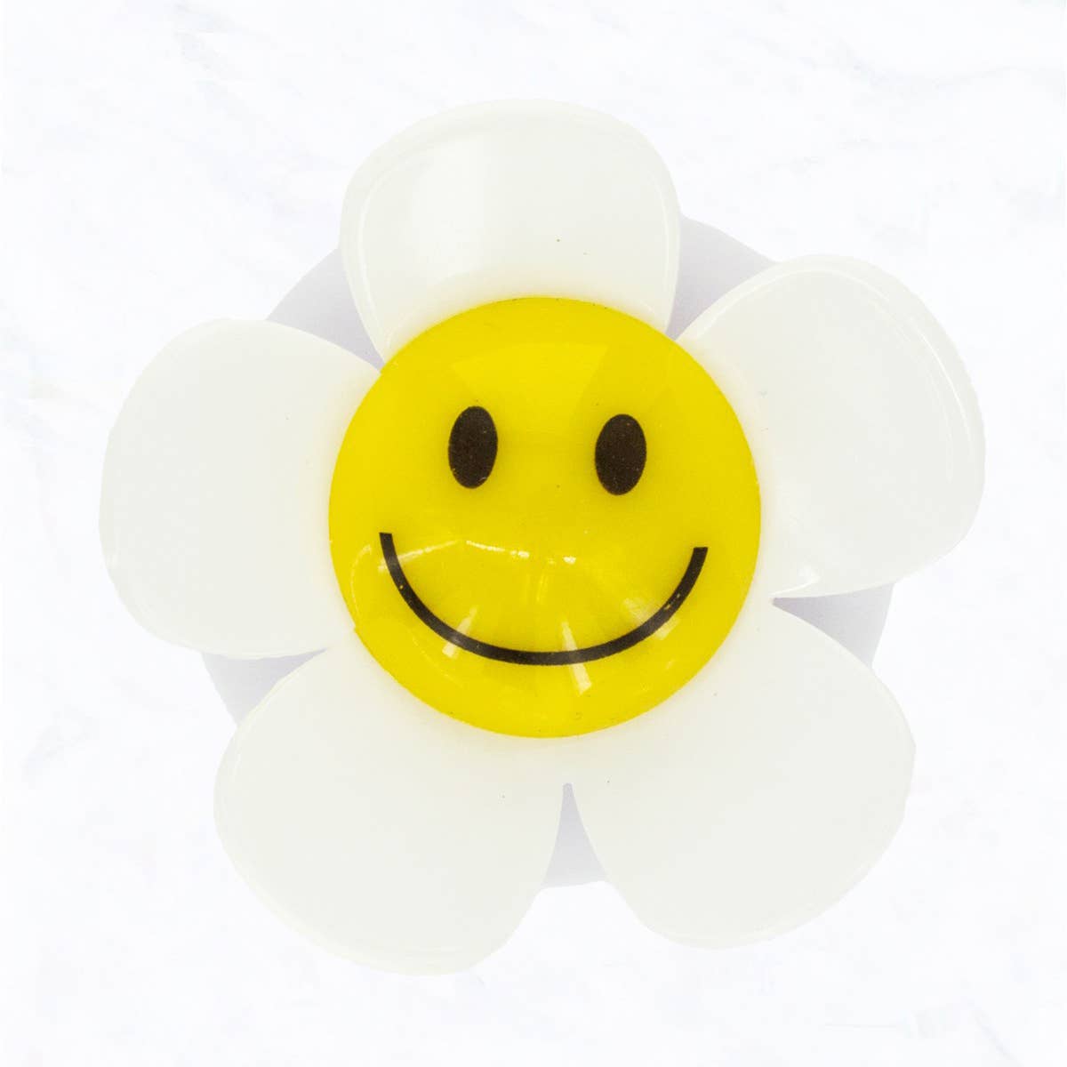 Smiley Face Acetate Flower, Phone Grip Holder – Suzie Q USA